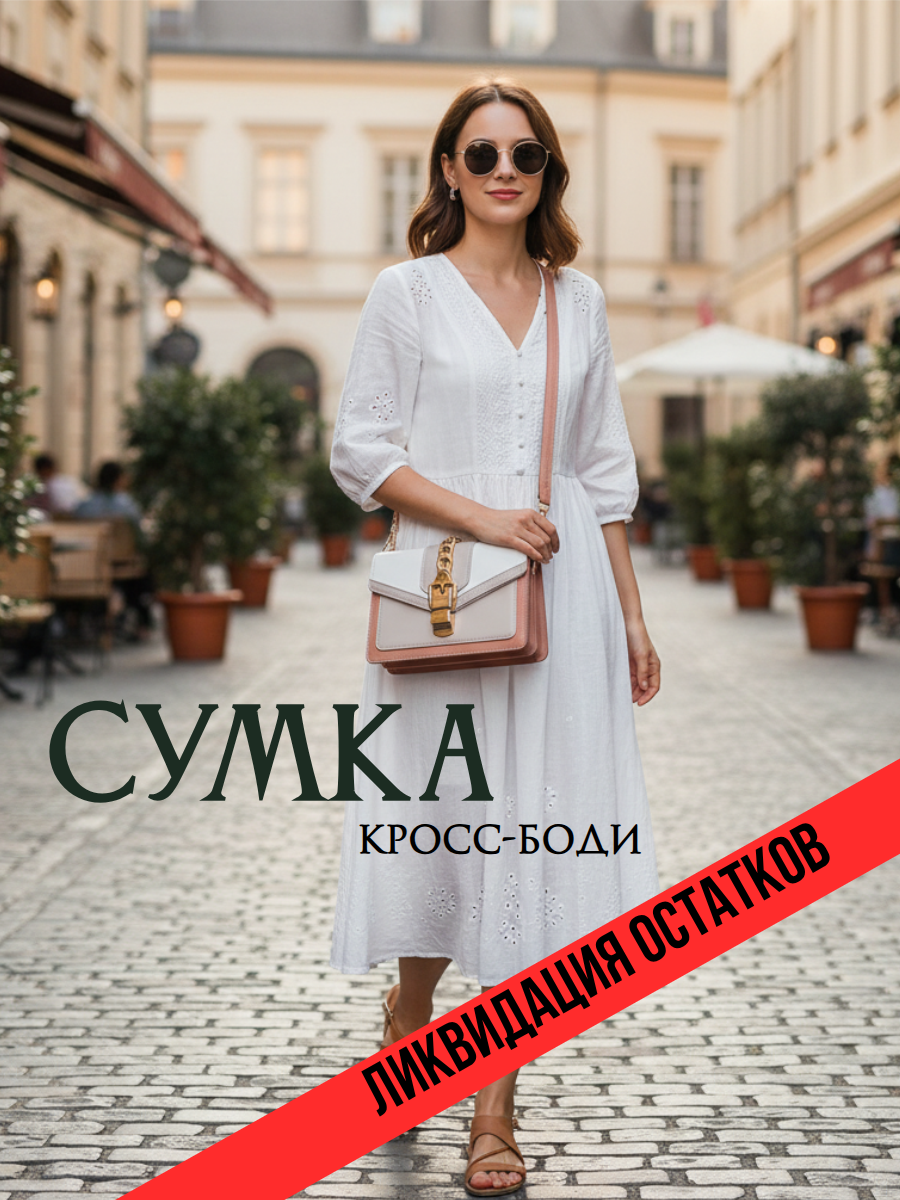 Сумка мессенджер  Сумка с поворотным механизмом "Антивор" из матовой экокожи, с внутренним отделением на молнии