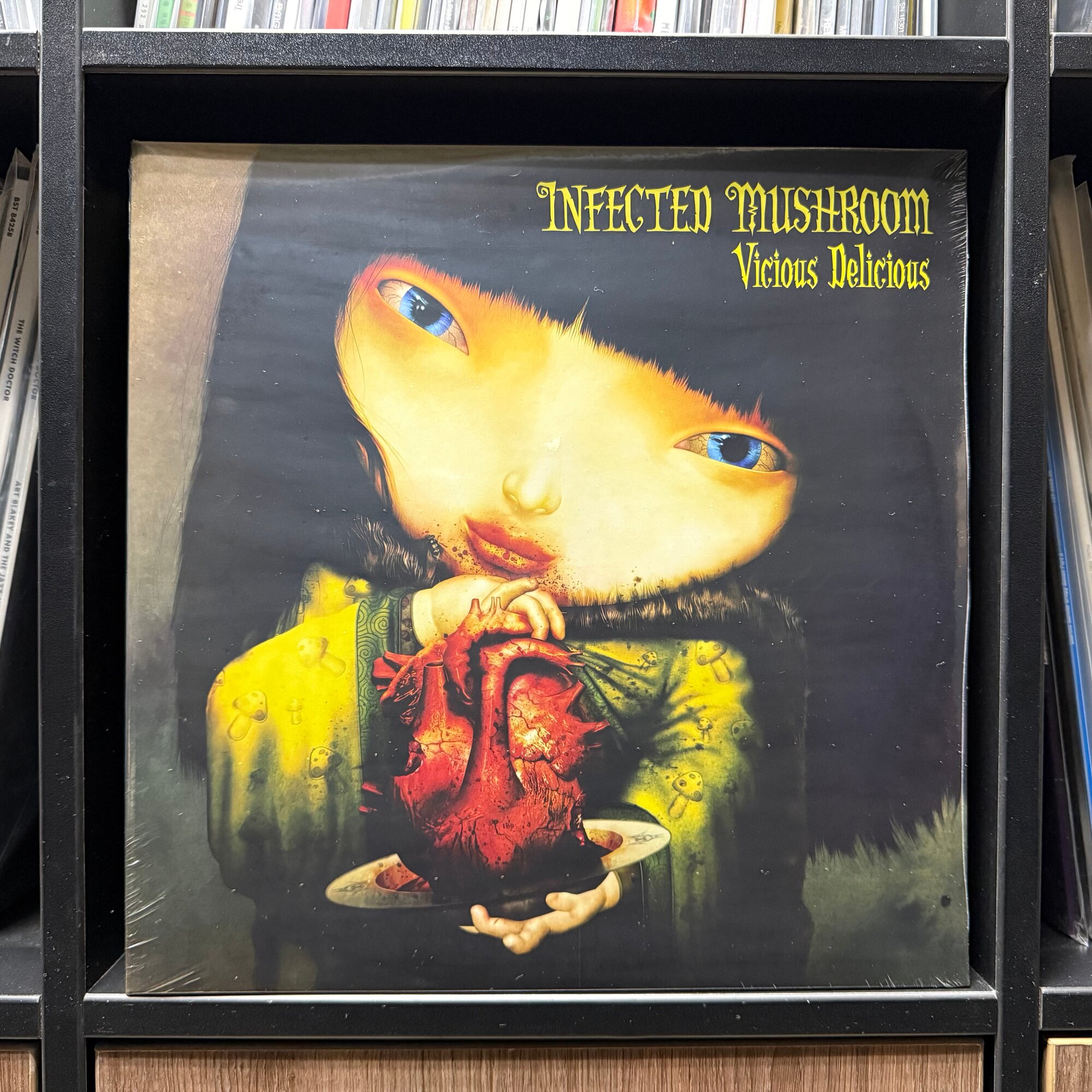 Виниловая пластинка Infected Mushroom – Vicious Delicious (still sealed, limited gatefold black & green marbled vinyl 2xLP) LP Винил