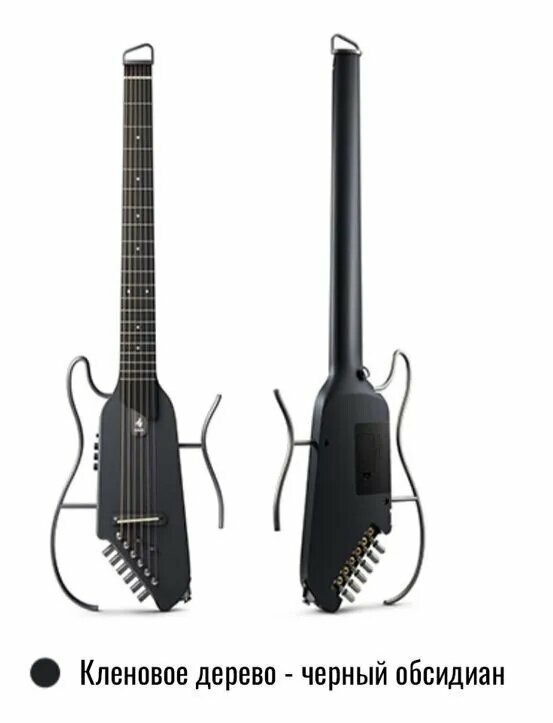 Donner Акустическая гитара Электроакустическая HUSH-I 6-струнная, корпус Махагони 39"