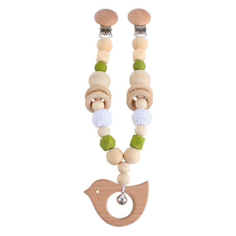 Клип для соски и игрушек на коляску, Маленькая птичка