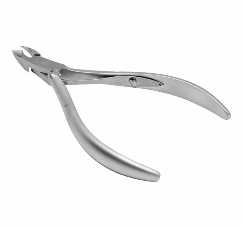 Щипчики для кожи Yoko SK 004/4, одинарная пружина, длина лезвия 4 мм