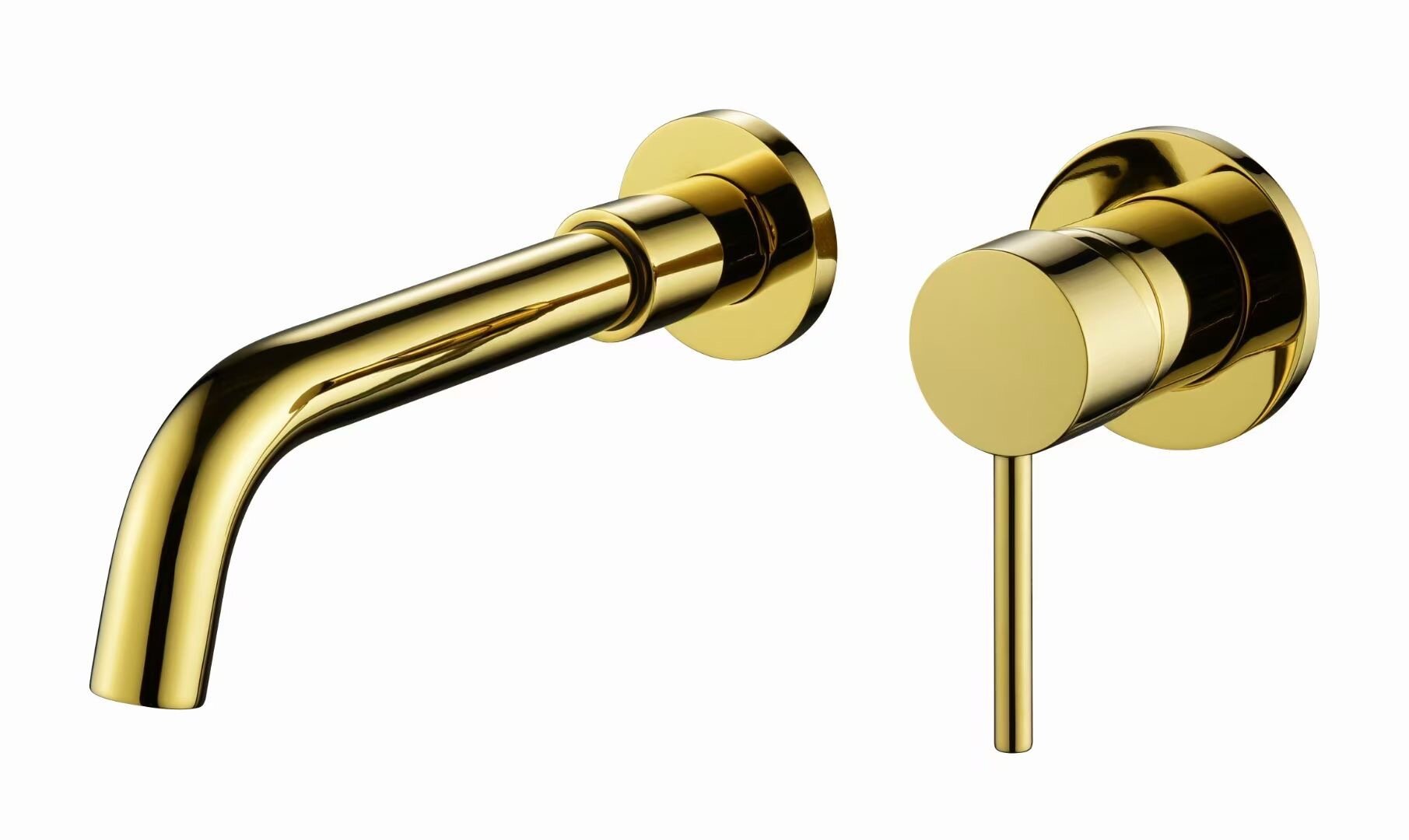 Интегрированный смеситель для раковины с горячим клеем PPR, предварительно встроенный в стену, полностью медный смеситель для горячей и холодной воды для умывальника