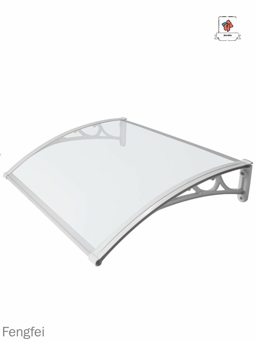 Козырек над крыльцом, для дома усиленный , Навес над крыльцом, удлинение 60 см