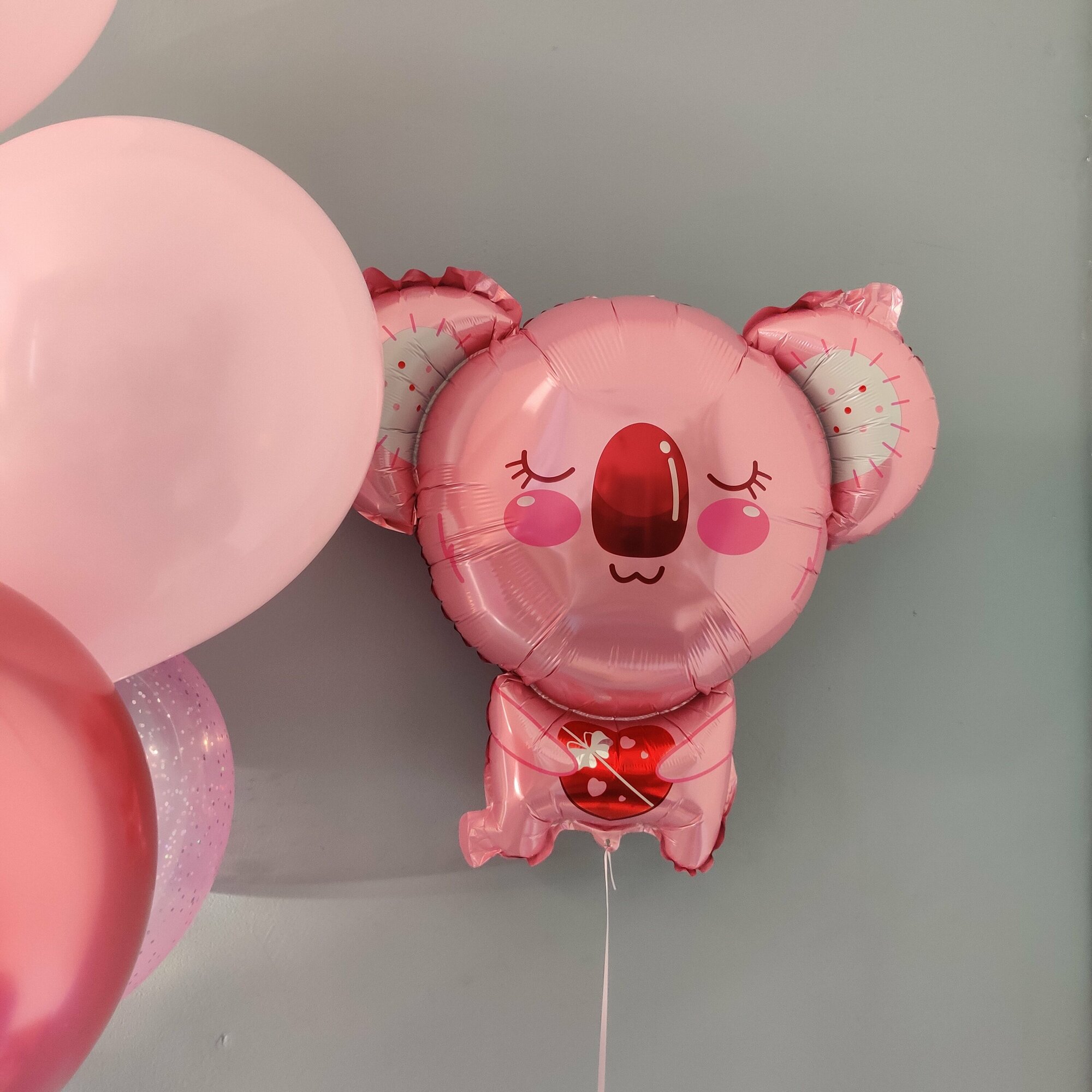 Набор воздушных шаров розовая Панда