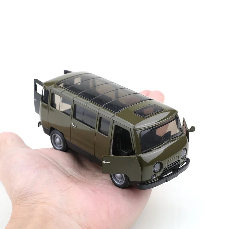 Металлический фургон 1/36, цвет: green