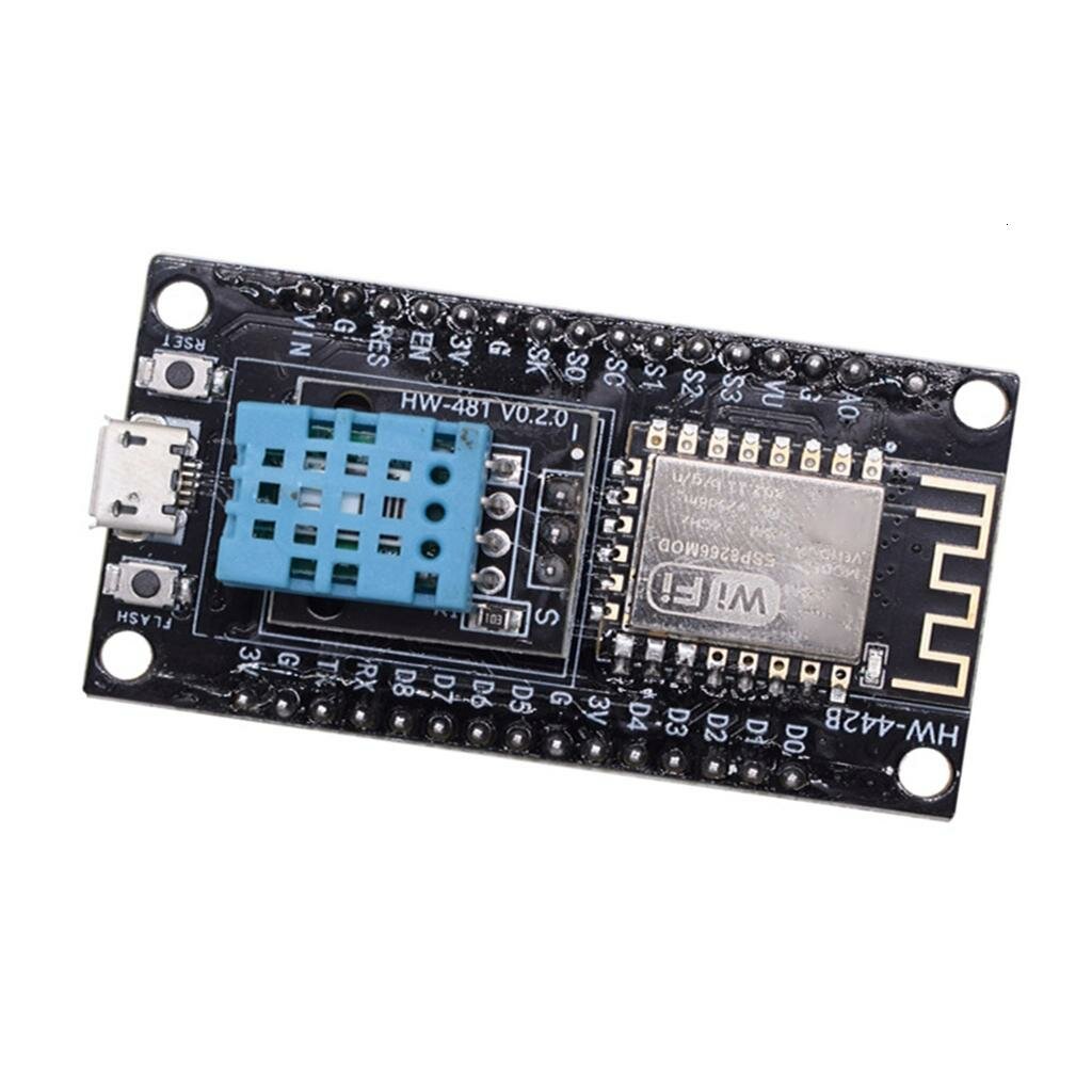 ESP8266 CH340 с датчиком температуры и влажности, микро