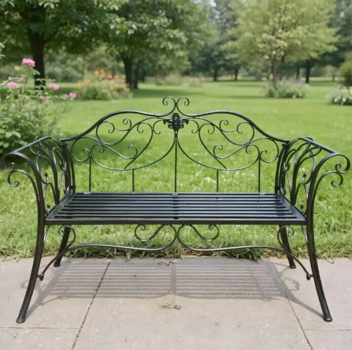 Садовое кресло, Металл, 133х49х90 см, 1 шт