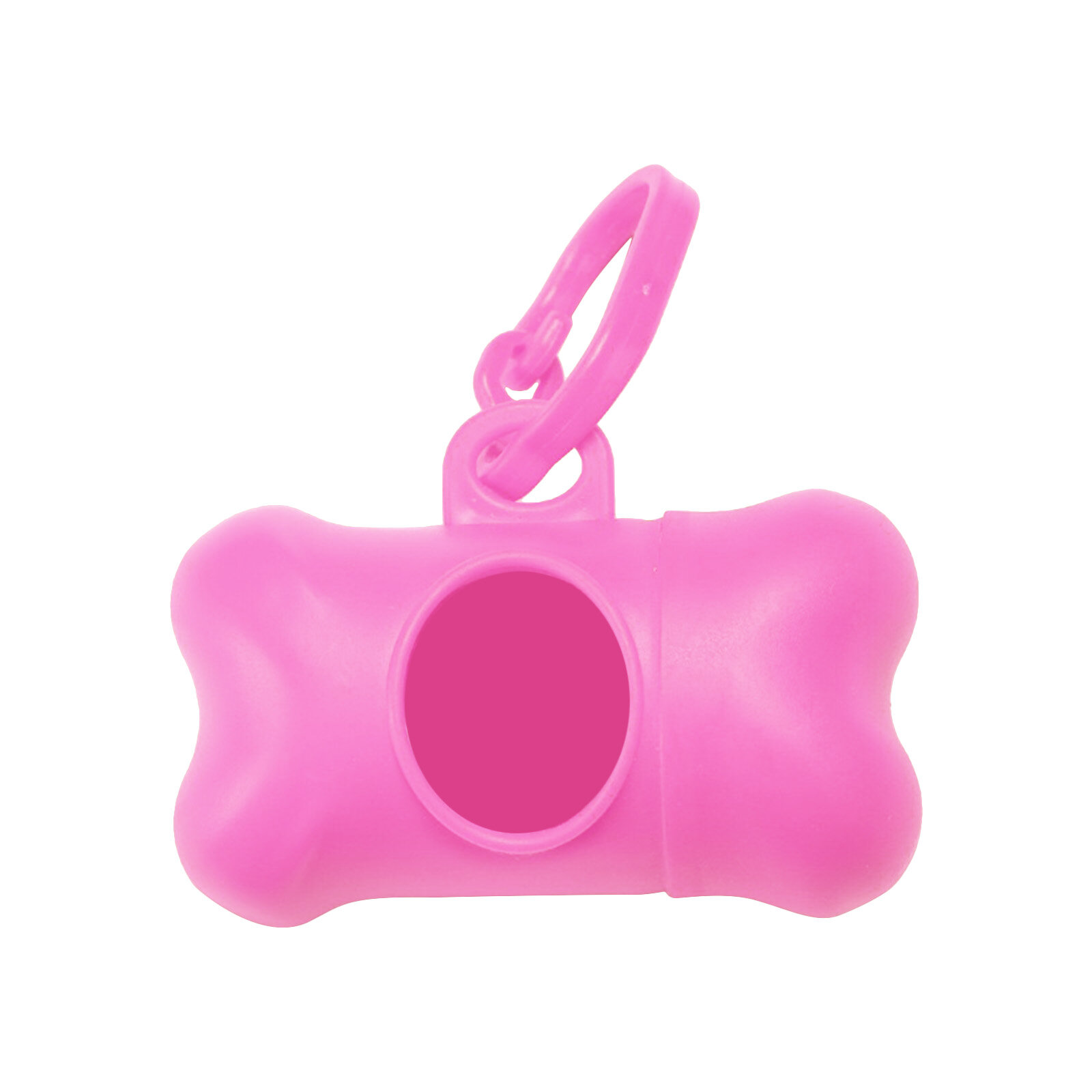 Диспенсер для мешков для выгула pets - Черный, красный, розовый, синий, зеленый (доступные цвета) - Включает 1 рулон (15 мешков для собак) - Плаstic, развернутый размер мешка 300*260мм, размер диспенсера 80*40мм, вес упаковки 40г, размер упаковки