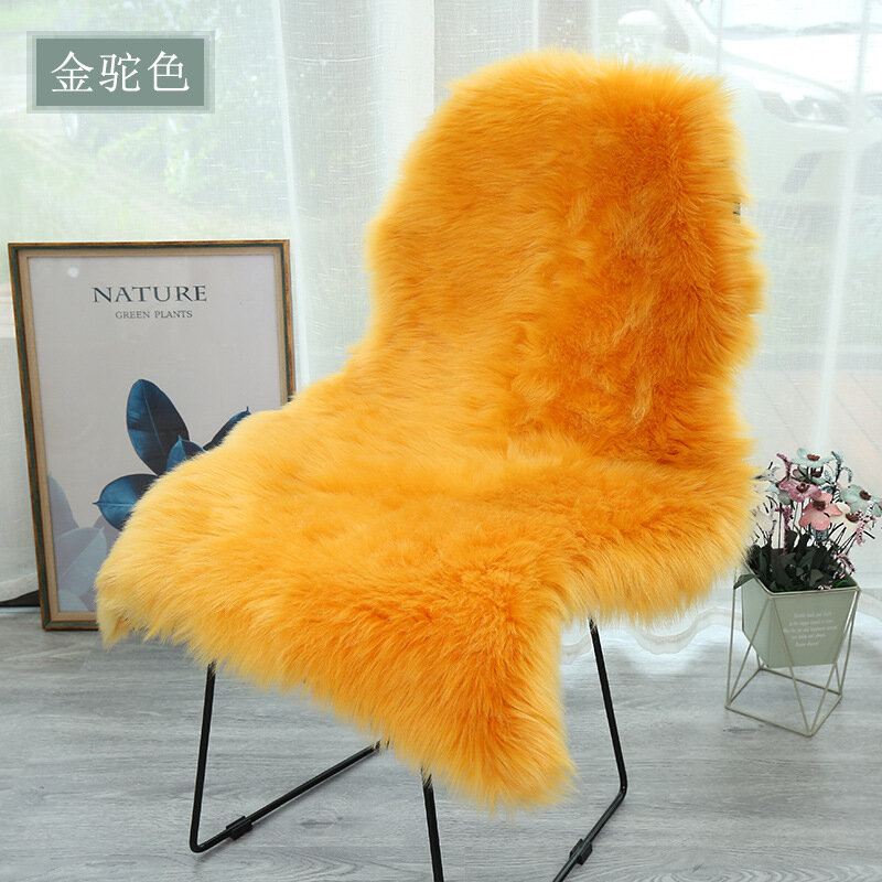 Поставка цельного ковра из овчины для спальни, прикроватного дивана, плюшевого коврика, окна, шезлонга, оптовая продажа