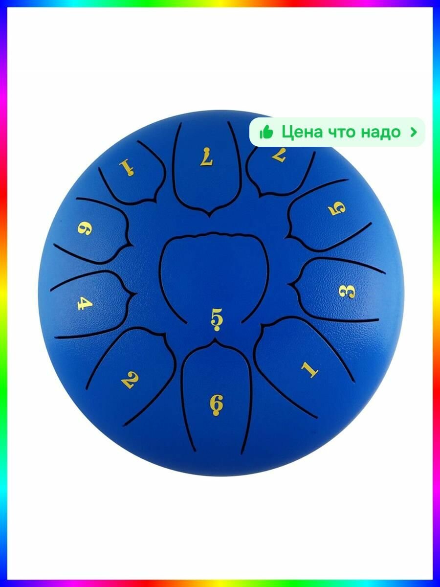 Перкуссионный инструмент из титановои стали для музыки и отдыха