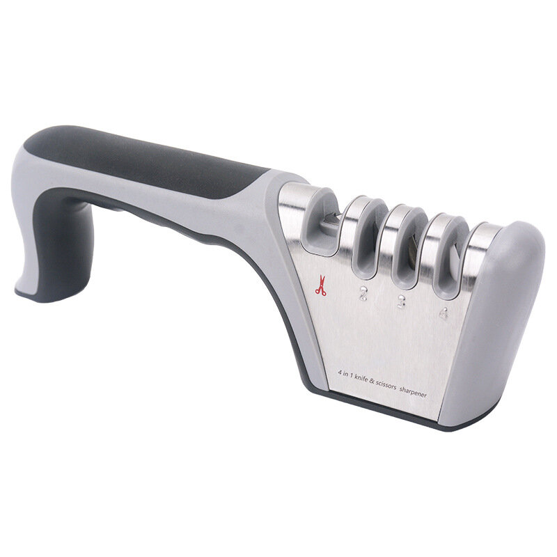 Домашний четырехступенчатый точилка для табачных трубок из вольфрамовой стали, алмазная керамическая ручная точилка, новая модель для заточки кухонных ножей и ножниц