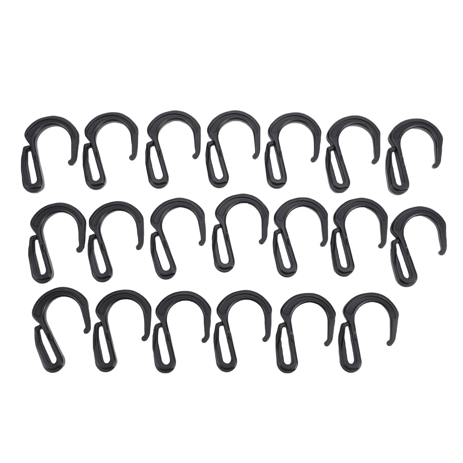 20шт Эластичный Банджи-Шнур Крючки Пластиковые S-Образные Зажимы Для Крючков Грузовые Сетки для Чемодана На Крыше Грузовика Сетка
