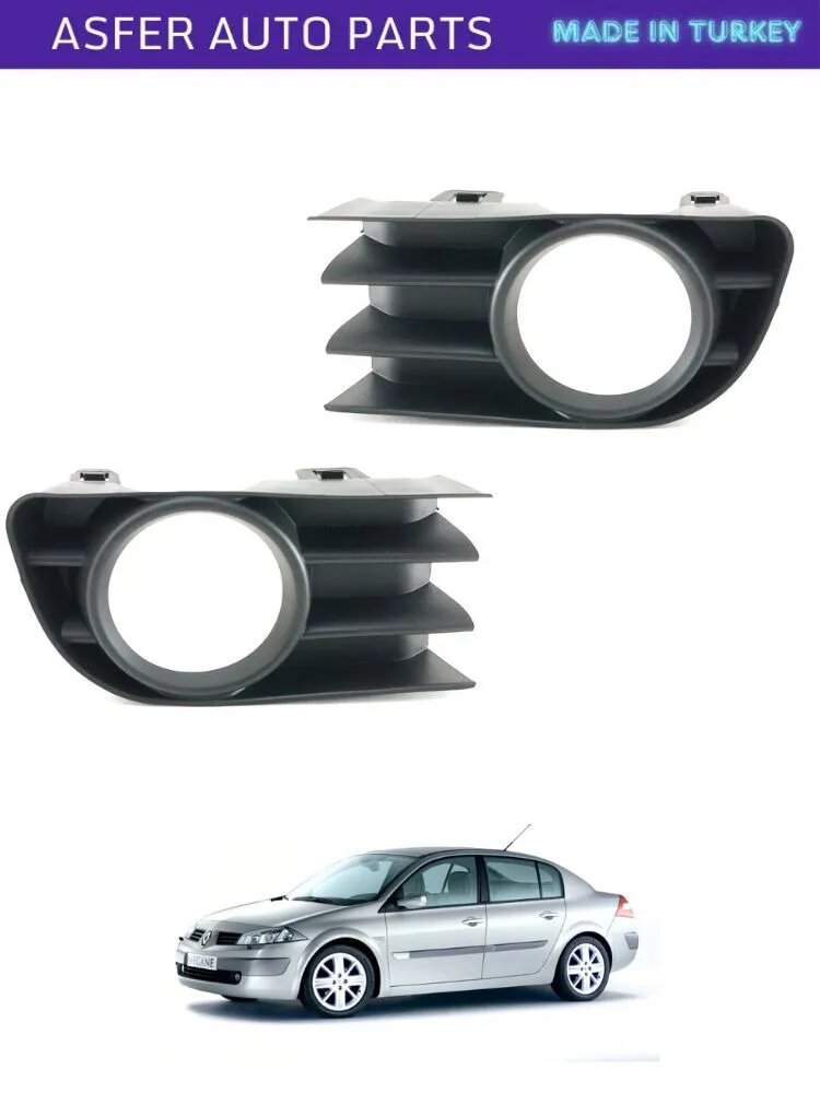 Renault Накладка на автомобиль на бампер, 2 шт.