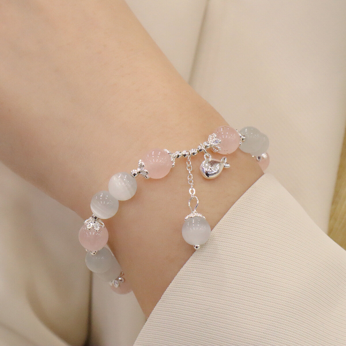 Браслет для гадания, YM Mall из аквамарина с плетением Привлечение свежести