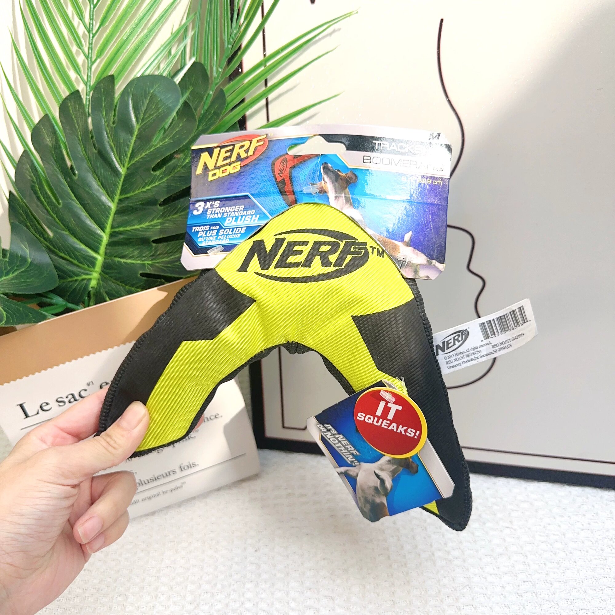 Игрушка для собак NERF из ткани Оксфорд, плетеная, для перетягивания каната, длинная, интерактивная, устойчивая к