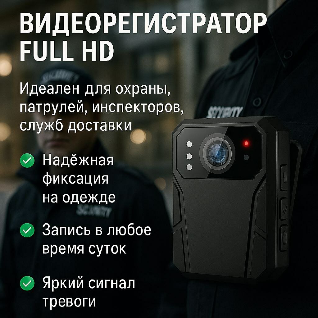 Нагрудный Видеорегистратор K14