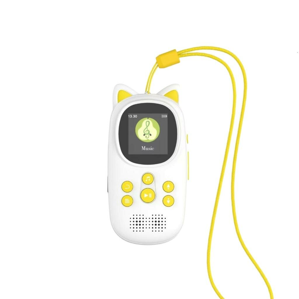 Детский аудиоплеер BT5.0 с поддержкой HiFi и чтением eBook, Желтый