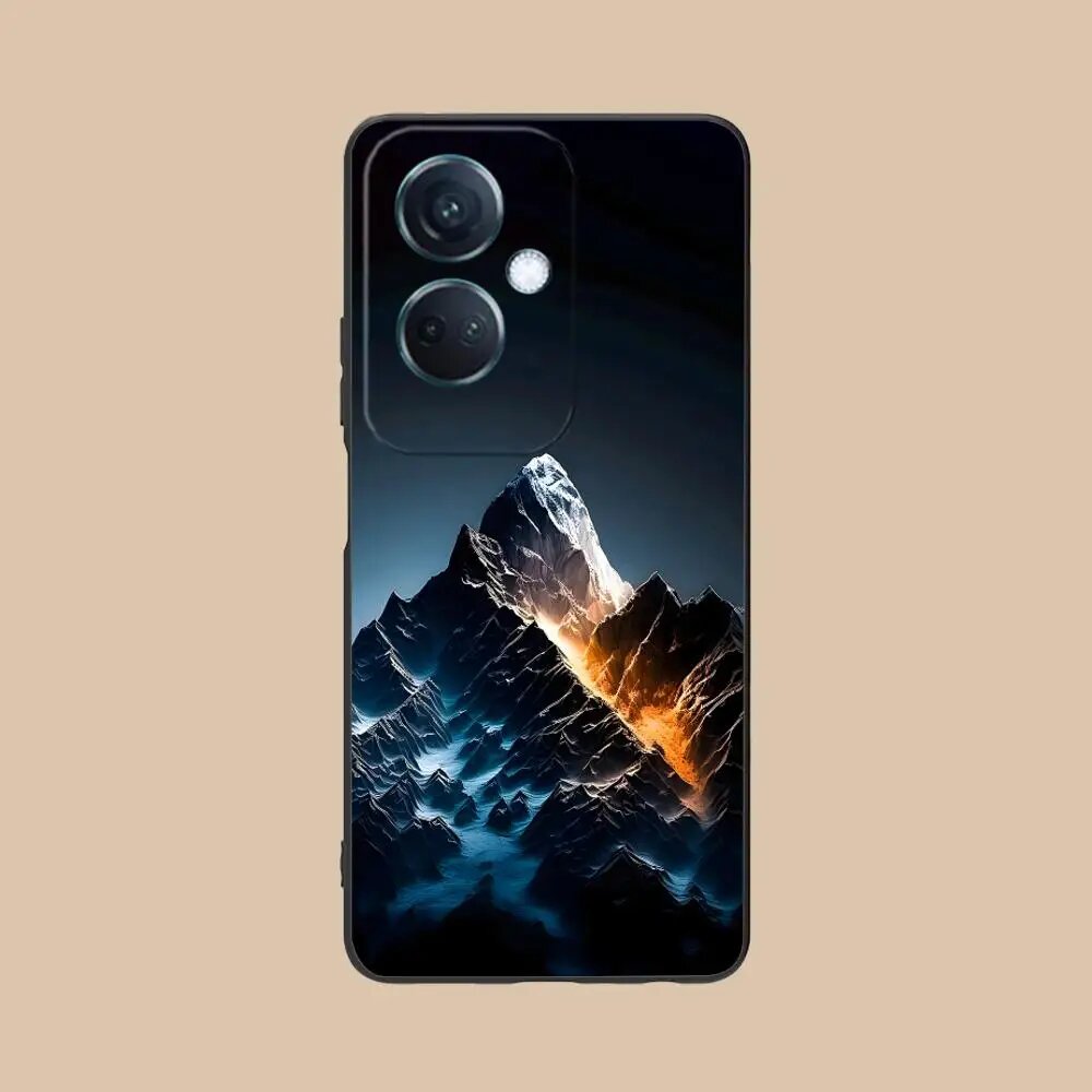 Чехол для мобильного телефона Snow Mountain Starry для OPPO Reno 14 13 12 11 10 9 8 7 6 5 F T Pro 5G с цветным принтом, красивый чехол