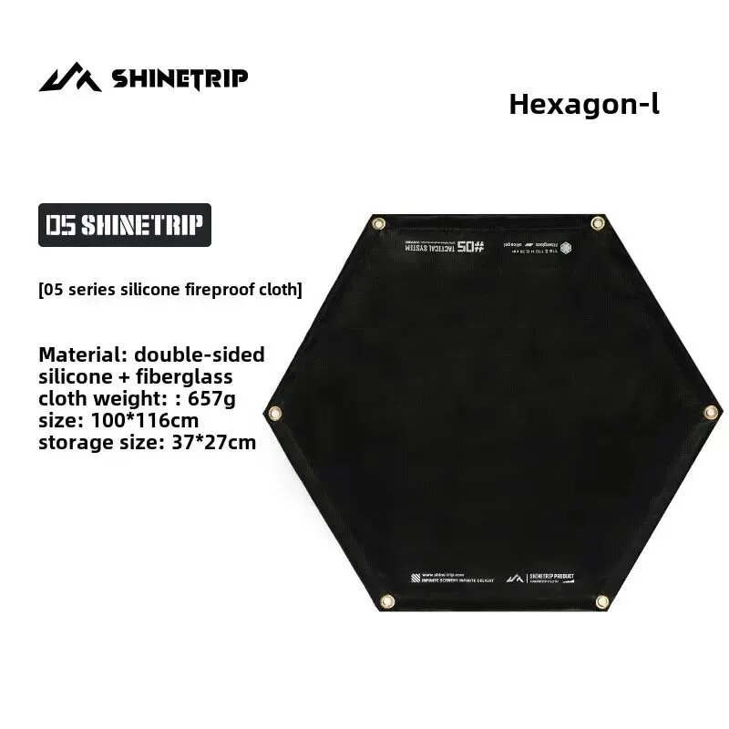 SHINETRIP Огнеупорное Покрытие L - Шестиугольник, 657 Г, 100 116 См, 550 Градусов Цельсия