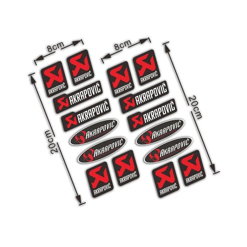 Akrapovic Yoshimura KTM WP 46 Наклейки на обтекатель