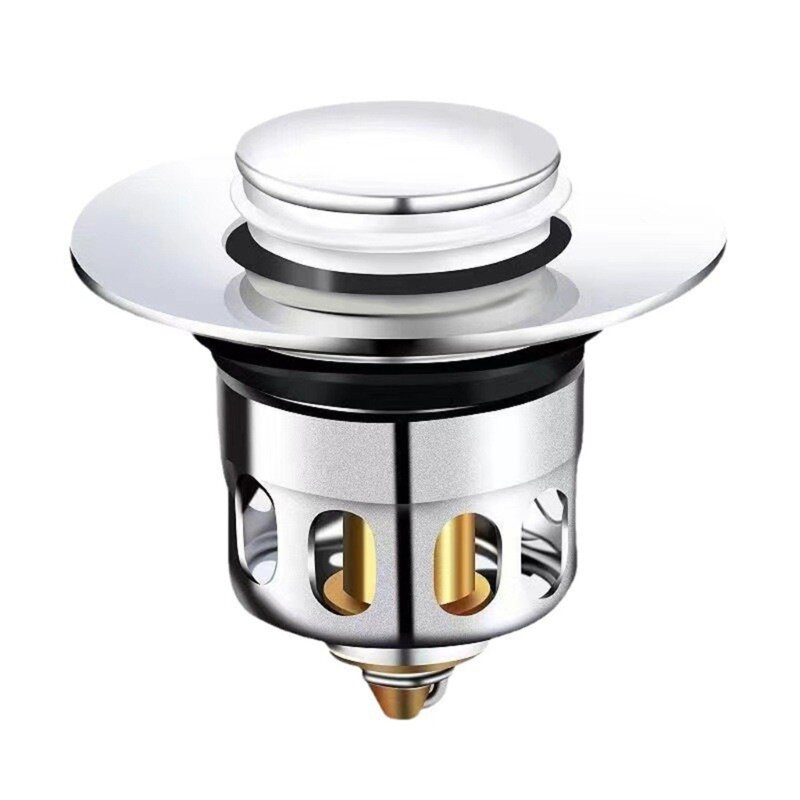 Универсальный Всплывающий Сливной Фильтр с Не Засоряющейся Корзиной Для Быстрого Слива Сетчатого Фильтра Для Раковины для Кухни и Ванной Комнаты