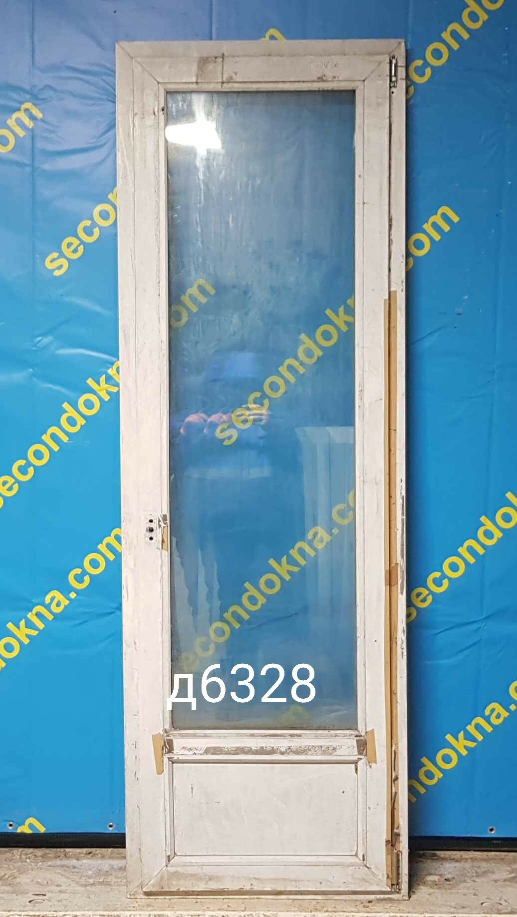 Дверь пластиковая Б/У 2100(в)х700(ш)