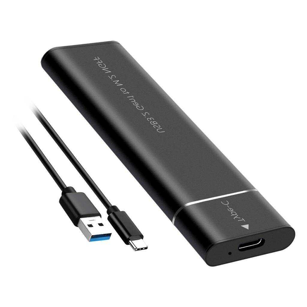 Корпус для внешнего SSD M.2, Черный