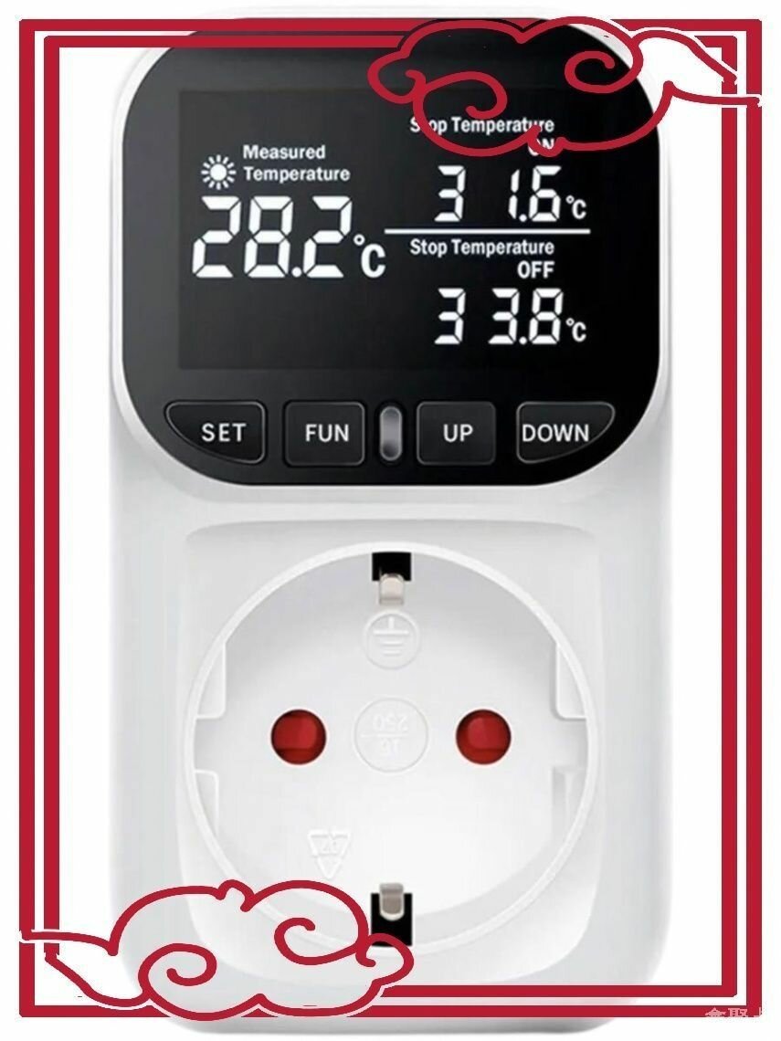 Бестселлер среди термостатов 3600Вт для конвекторов в белоснежном корпусе универсального типа