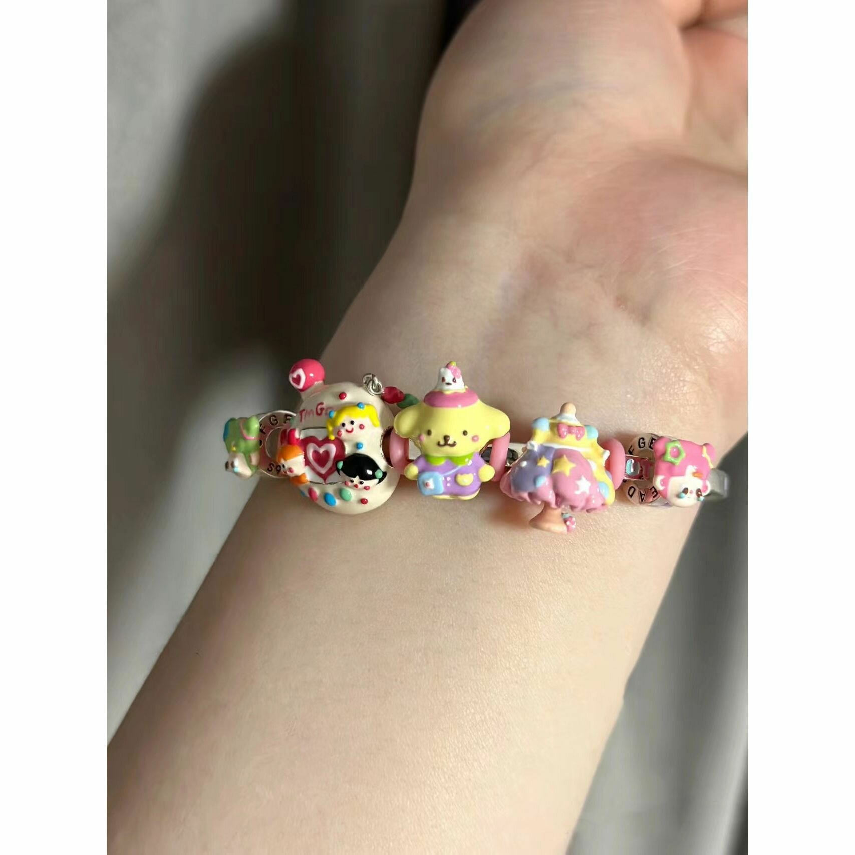 Горячая распродажа бусин SG, милые бусины Sanrio, свободные бусины, подвеска из эпоксидной смолы, DIY браслет, ручная работа, аксессуары для детей