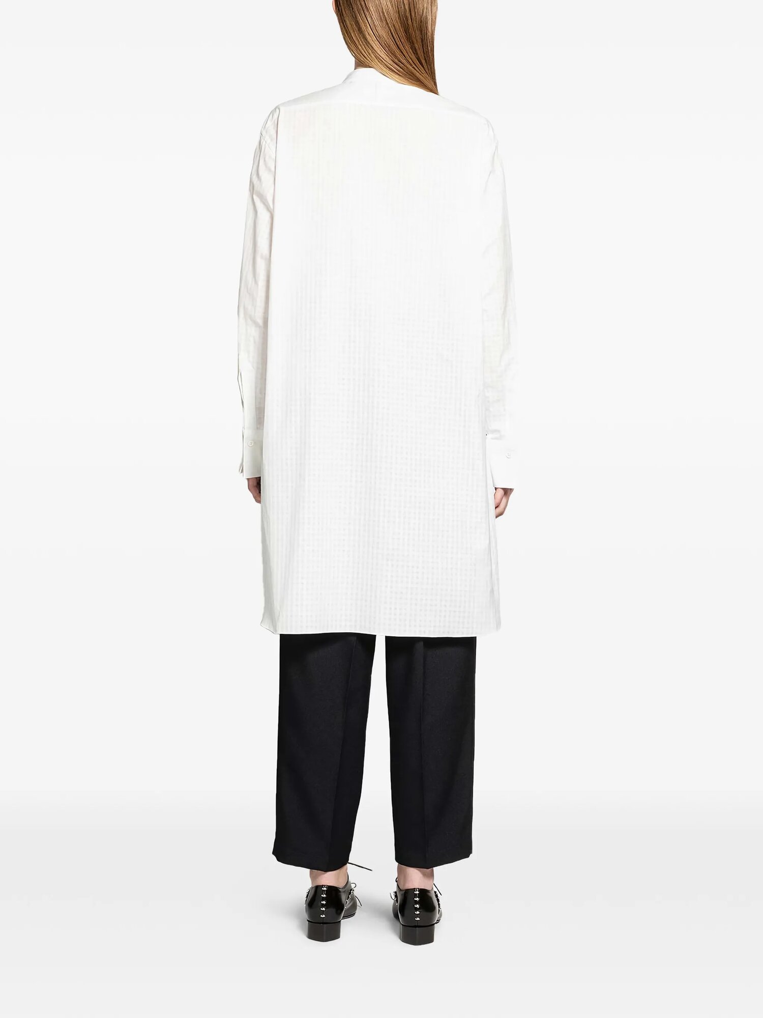 Рубашка Jil Sander Band collar shirt, размер 36, белый — фото 1