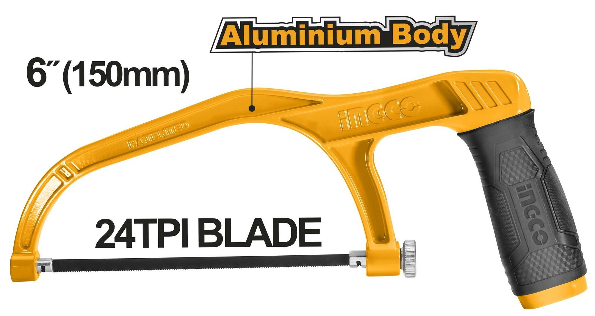 Ножовка ПО металлу 150ММ мини INGCO