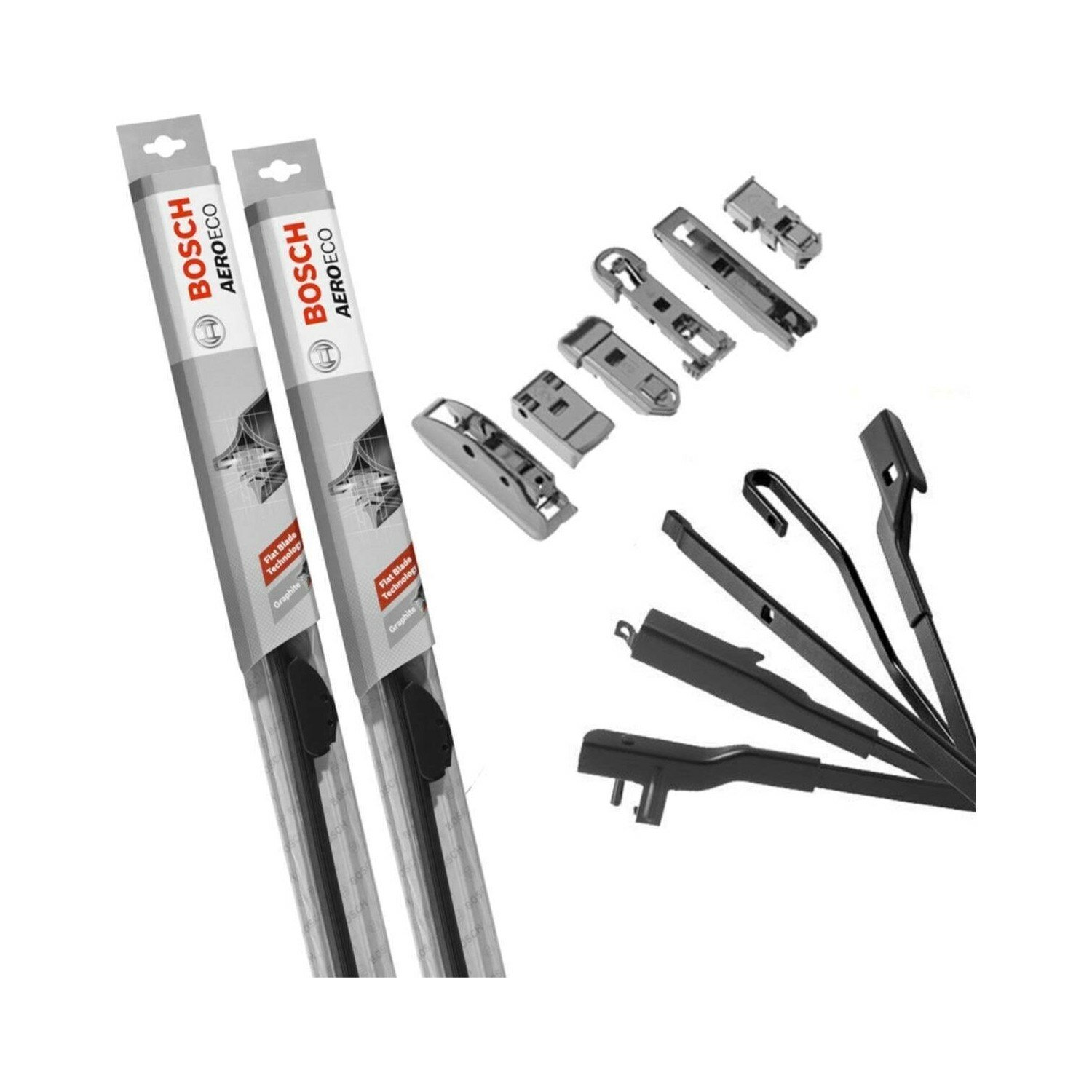 340 340 мм Комплект бескаркасных щеток стеклоочистителя Bosch AeroEco арт. 3397015574 + 3397015574