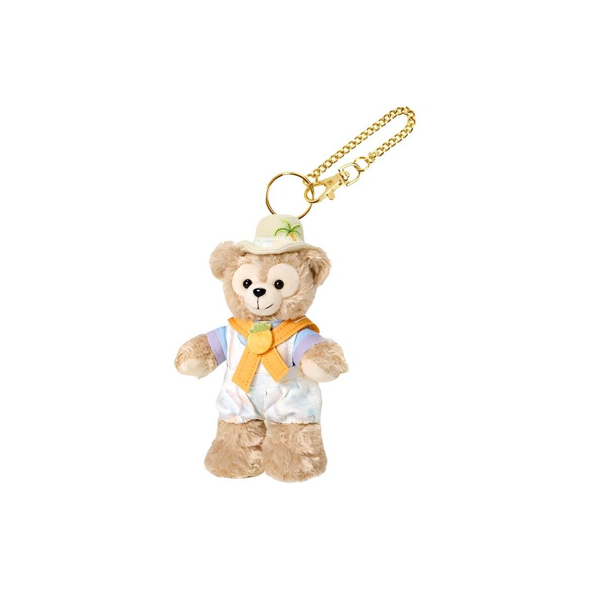 Disney 2024 Летняя коллекция Duffy и друзья Кольцо для ключей Мягкие брелоки-игрушки 14 см Длина тела
