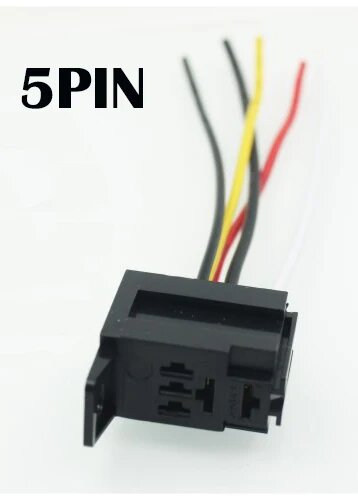 Автомобильное реле Автомобильное реле 12 В 30 А Spst 4pin 5pin 12 В 24 В 30 А преобразование водонепроницаемые фары с дневными ходовыми огнями 5in base