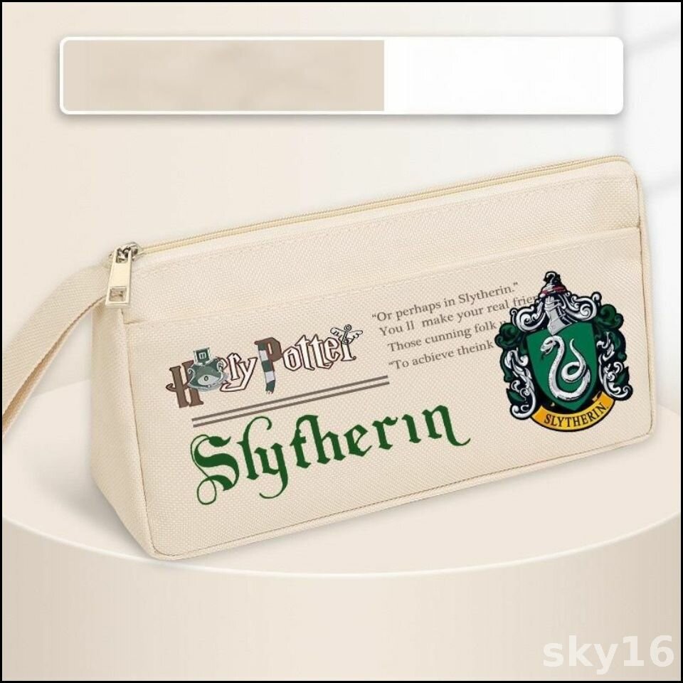 Волшебный Пенал Гарри Поттер Двухуровневый Гриффиндор/Слизерин Hogwarts Аксессуар