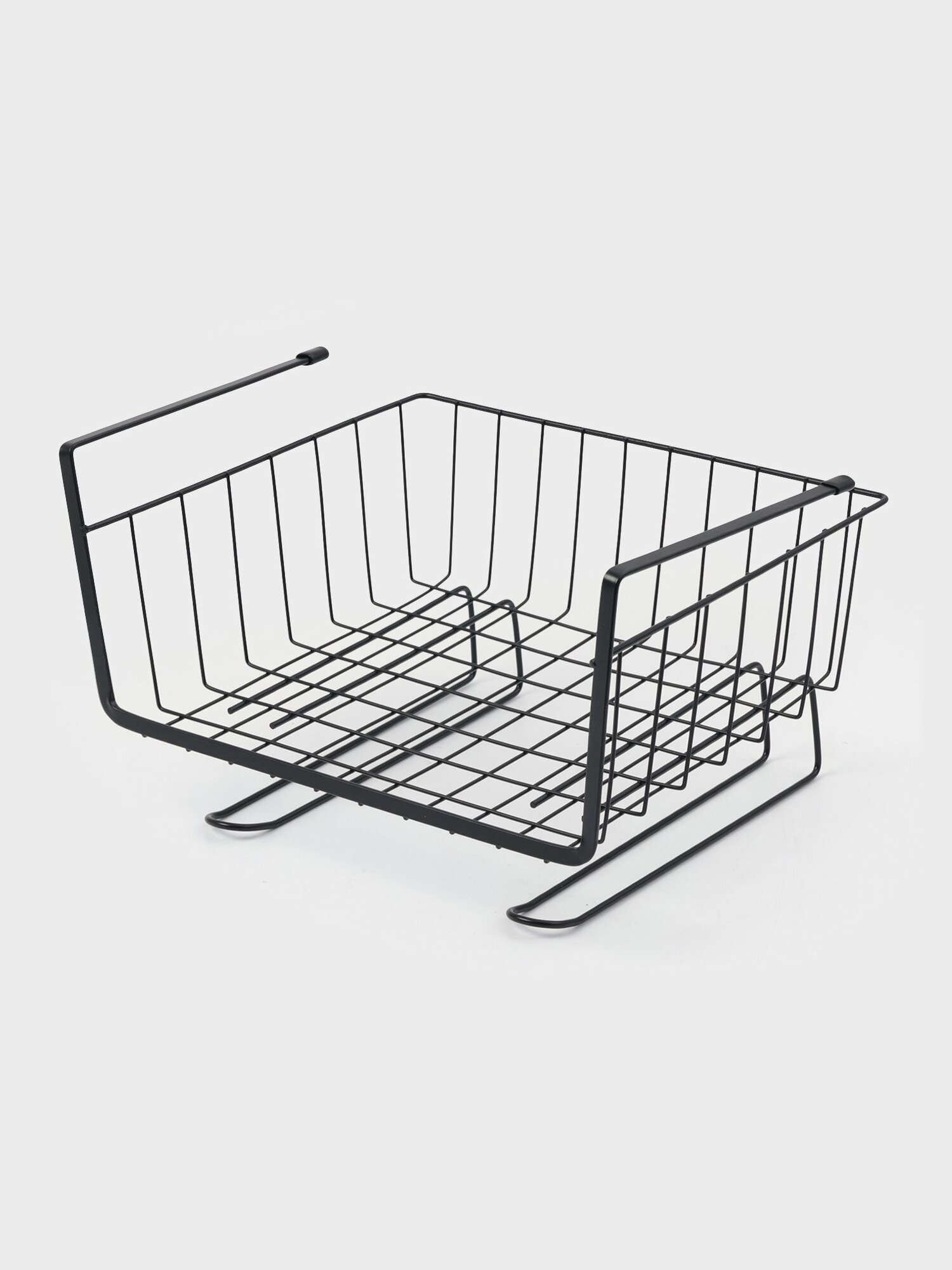 Корзина подвесная Доляна "Лофт", размер 28,5х24х17,5 см, цвет чёрный