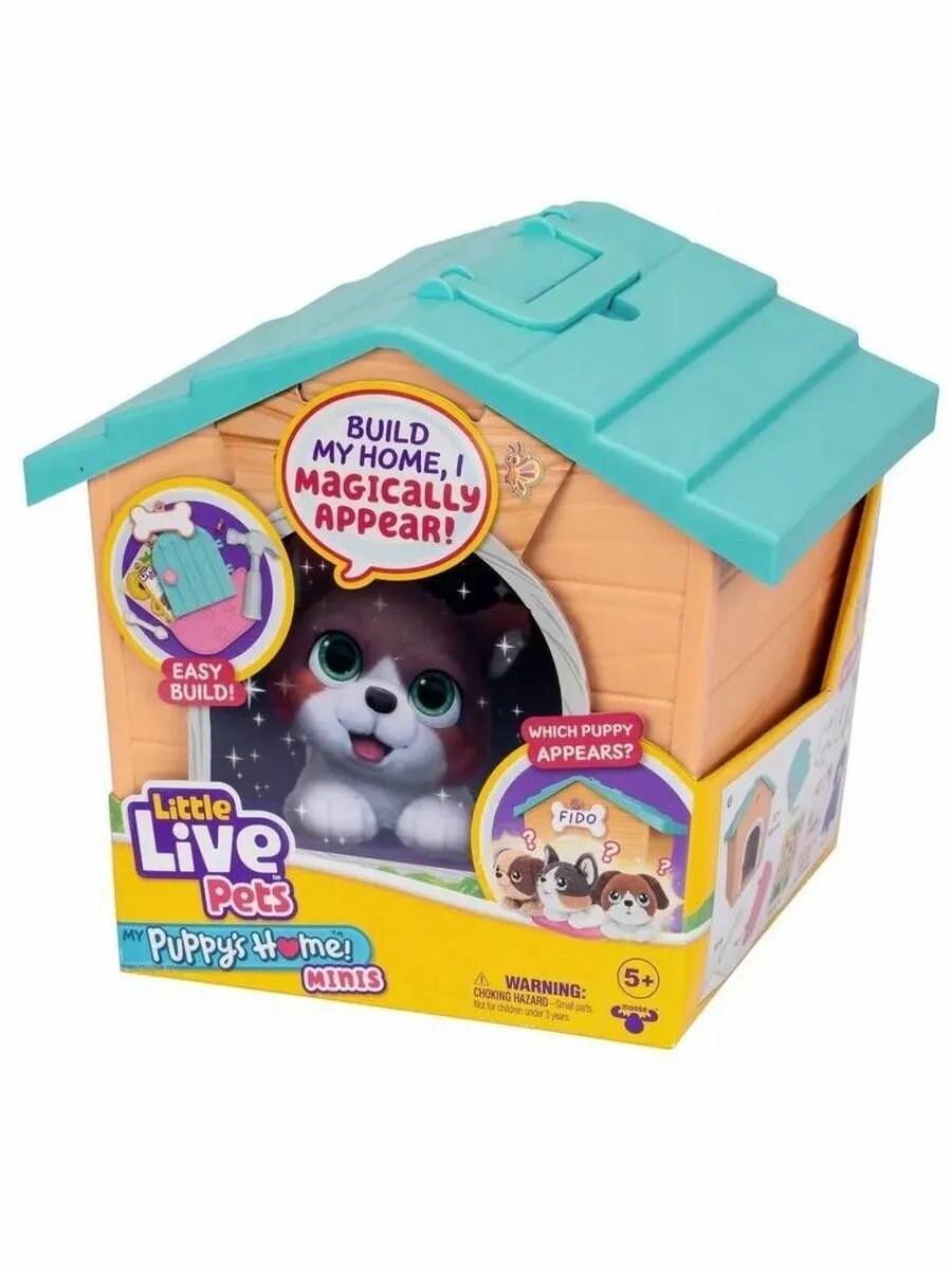 Набор игровой для детей Little Live Pets, мягкая игрушка щенок.
