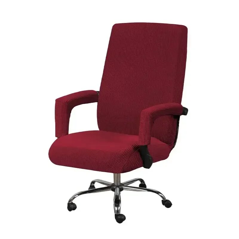 Жаккардовые чехлы для стульев XL, Бордовый, Wine red