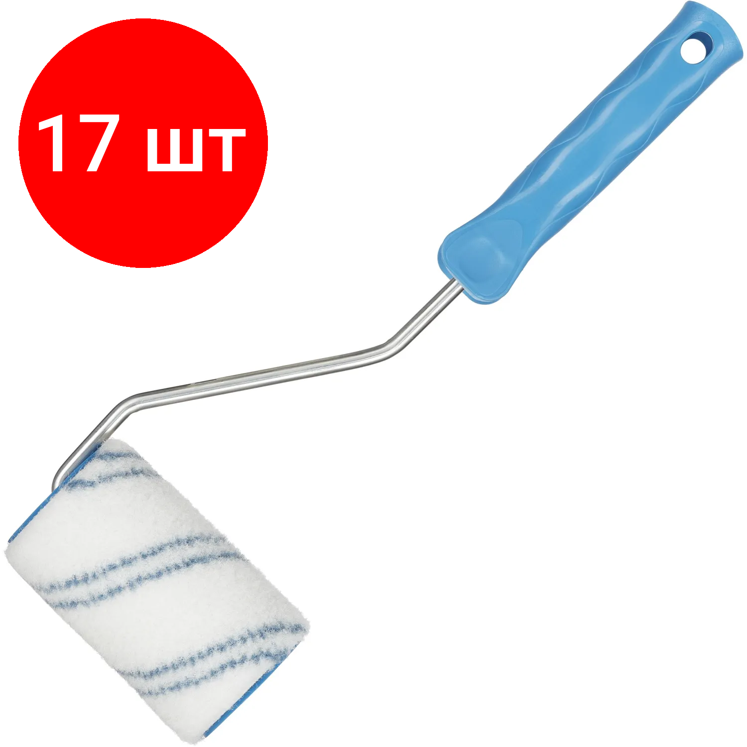 Комплект 17 штук, Валик с ручкой Lazura TOPFORT 45x90 мм