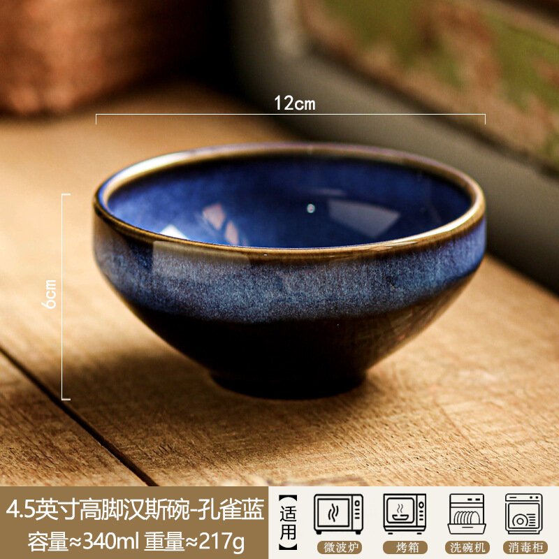 Керамическая высокая чаша для супа, маленькая чашка для овсянки, чаша для завтрака, десертная чаша, высококачественная личная чаша, рисовая чаша для дома