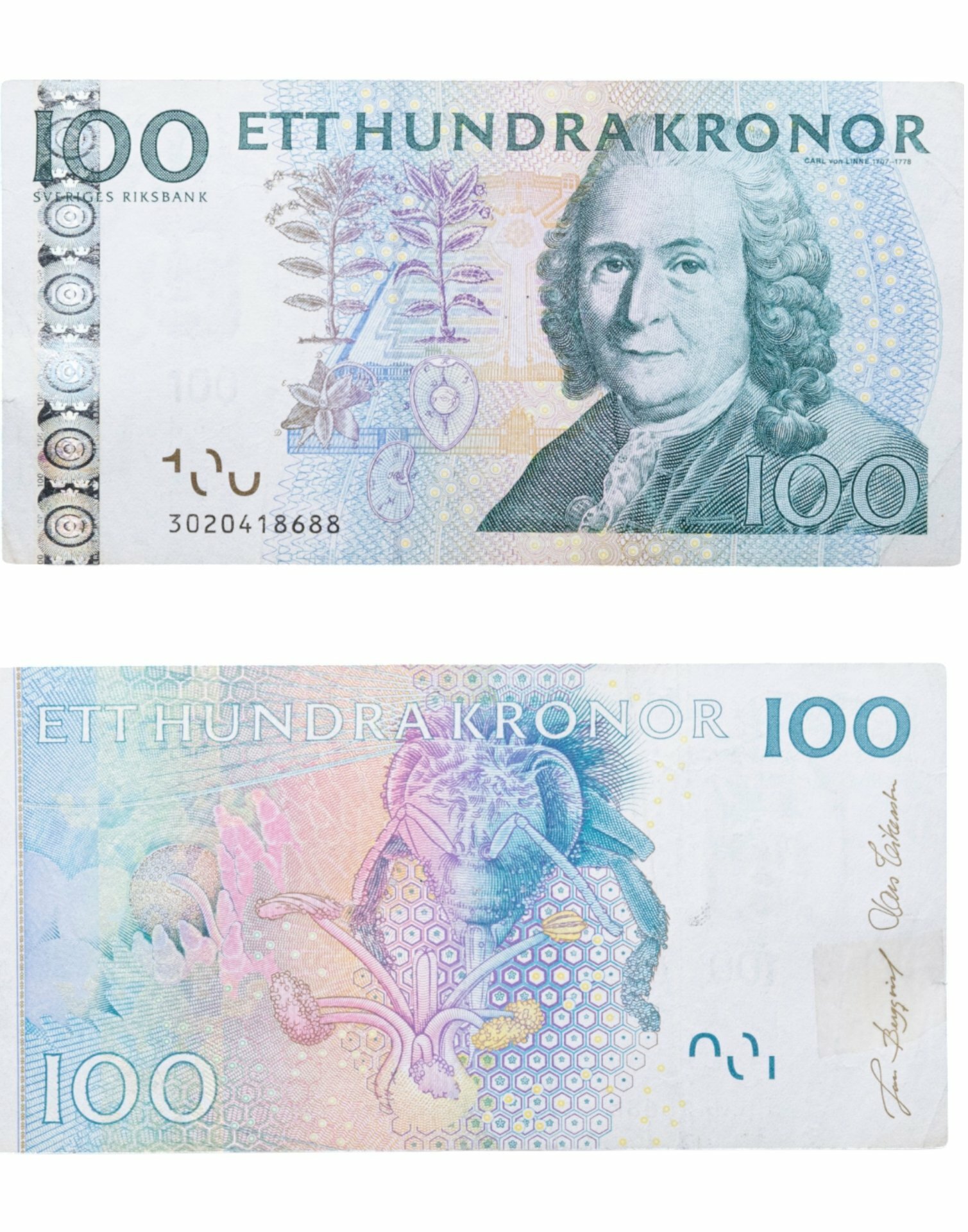 Швеция 100 крон 1986-2000 Pick 57a