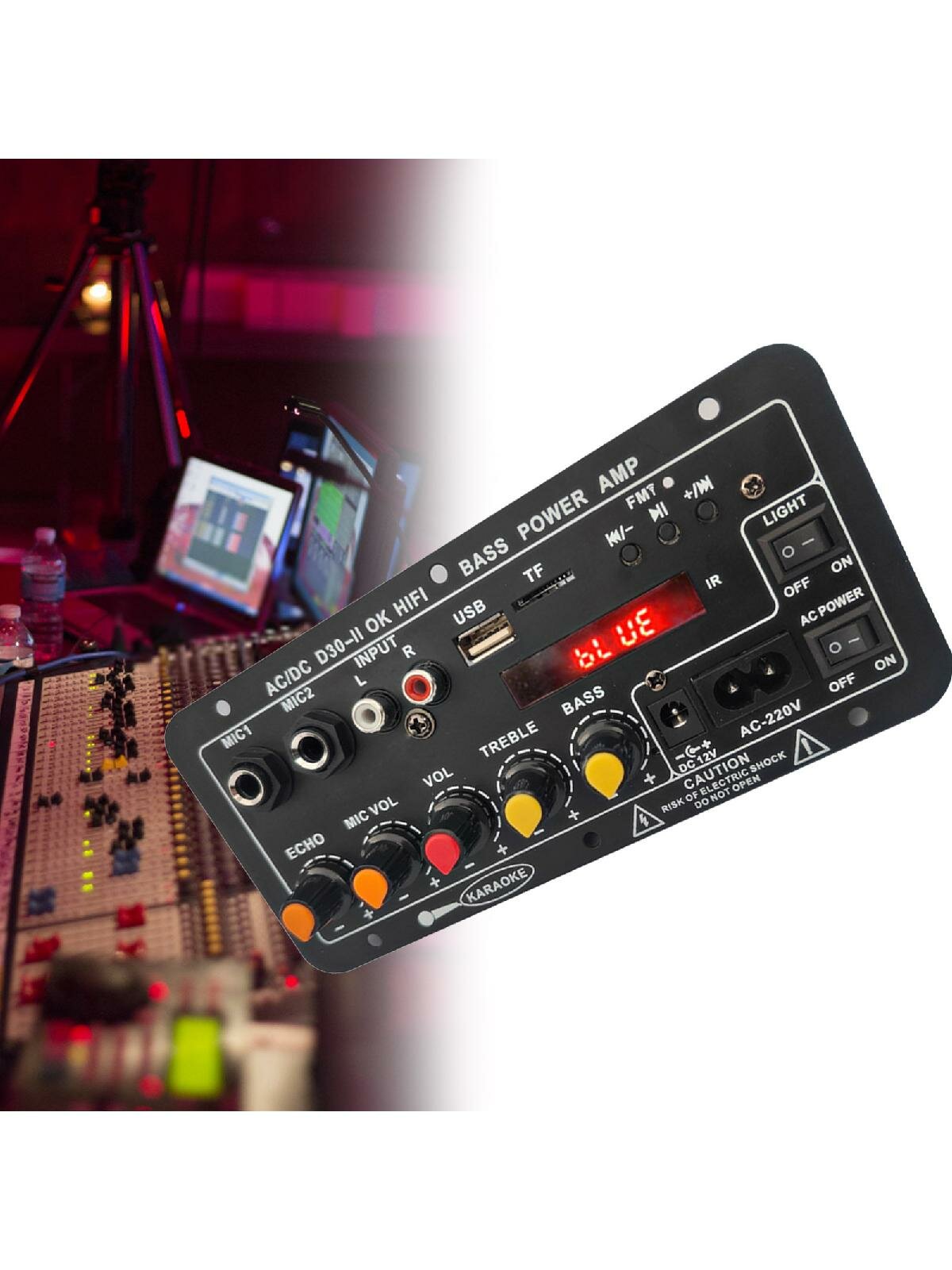 D30II Bluetooth-совместимый модуль усилителя мощности Чистый и мощный звук на выходе