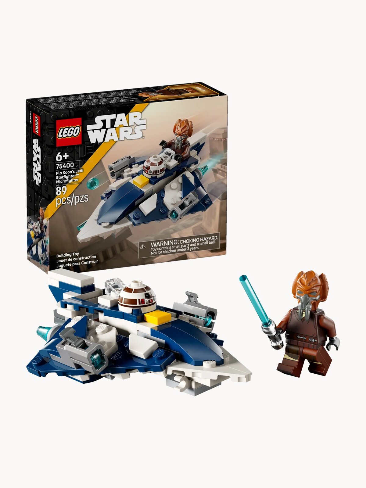 Конструктор LEGO Star Wars™ 75400 Микро-истребитель Пло Куна «Звездный истребитель джедаев», 89 дет.