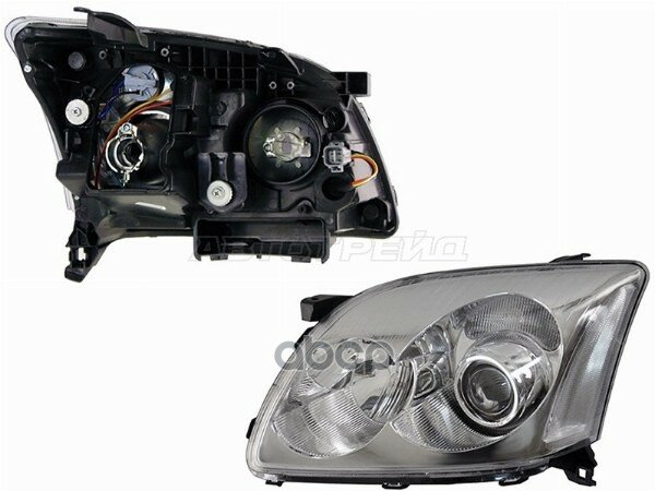 Фара Toyota Avensis (T250) 03-06 (Слева/ Галоген/ под электрокорректор) Sat арт. ST-212-11F3L