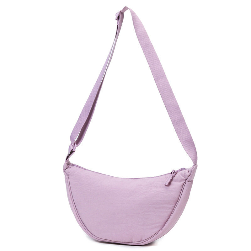 Фабрика-производитель Youjia: женская сумка-кроссбоди в стиле примерочной, нейлоновая сумка-пельмень Xiaohongshu, студенческая сумка через плечо, тканевая сумка.