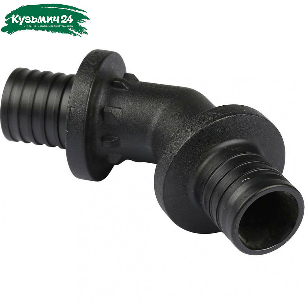 Угольник 45 гр. аксиальный Rehau RAUTITAN PX, 20х20 мм, равнопроходной, для труб из сшитого полиэтилена