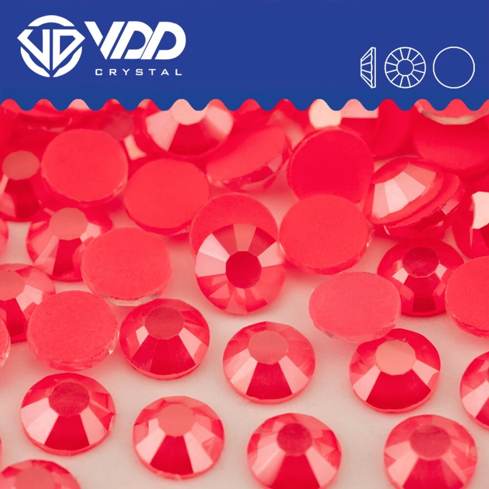 Красные стразы VDD SS16 1440 шт, цвет 514 NST-Lively Rose