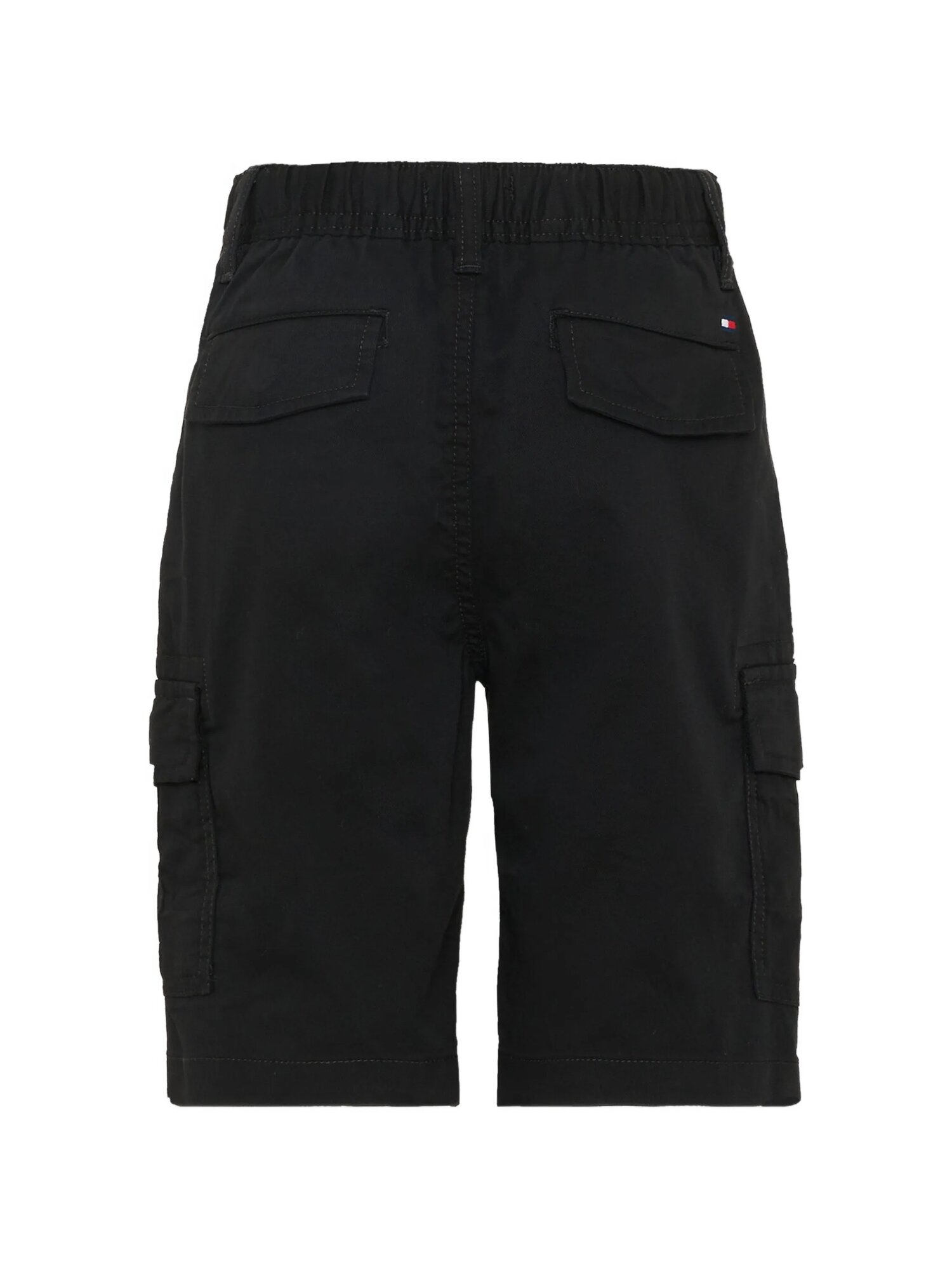 Шорты TOMMY HILFIGER Buttoned cargo shorts, размер 176, черный — фото 1