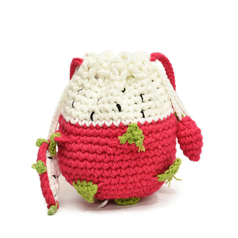 Сумка через плечо dragon fruit с забавным дизайном для детей, белый