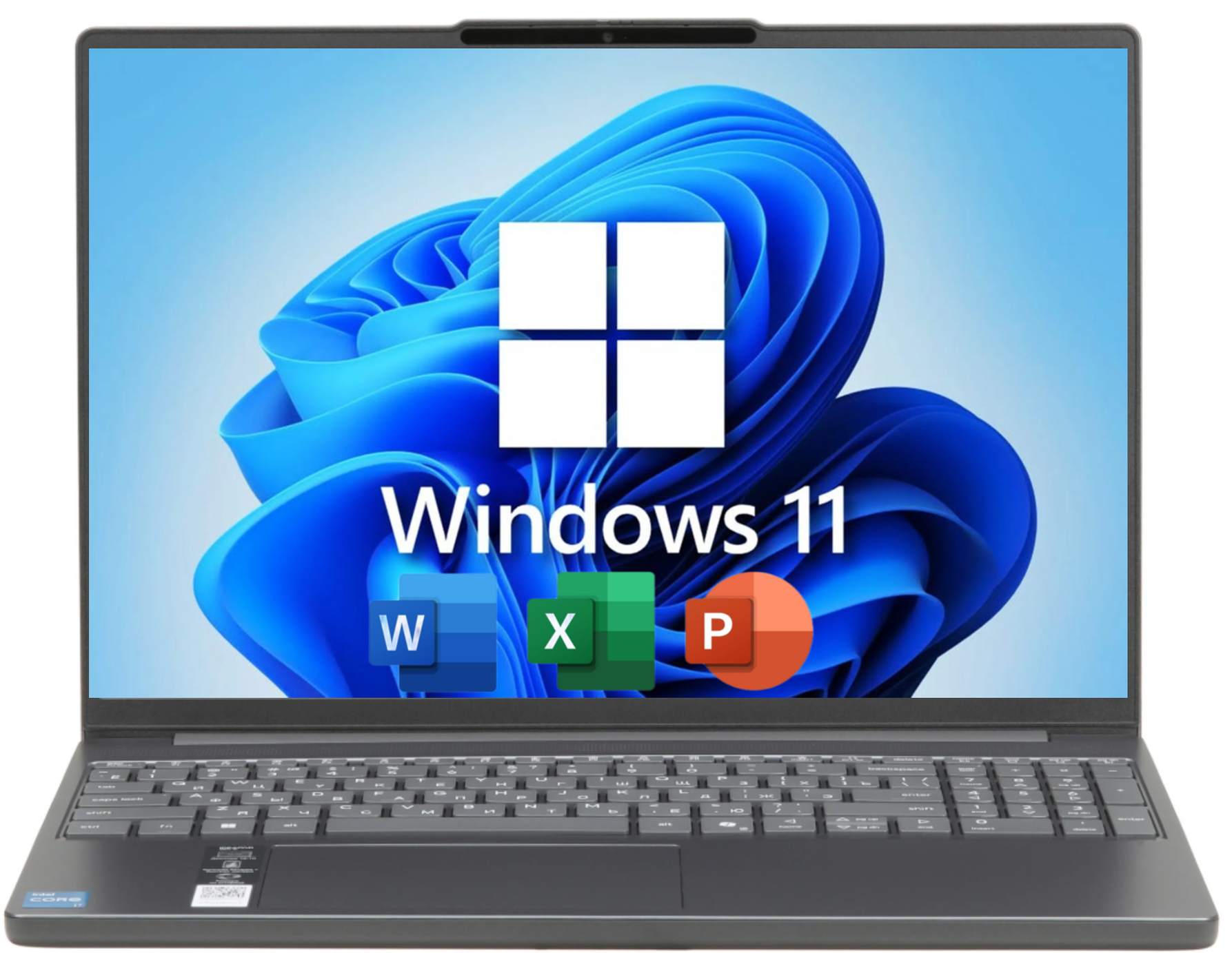 15.3" Ноутбук Lenovo IdeaPad Slim 3 Gen 10, Intel Core i7-13620H (5.0 ГГц), RAM 16 ГБ LPDDR5, SSD 512 ГБ, Windows 11 Pro , Luna Grey, Металлическая крышка , Русская раскладка